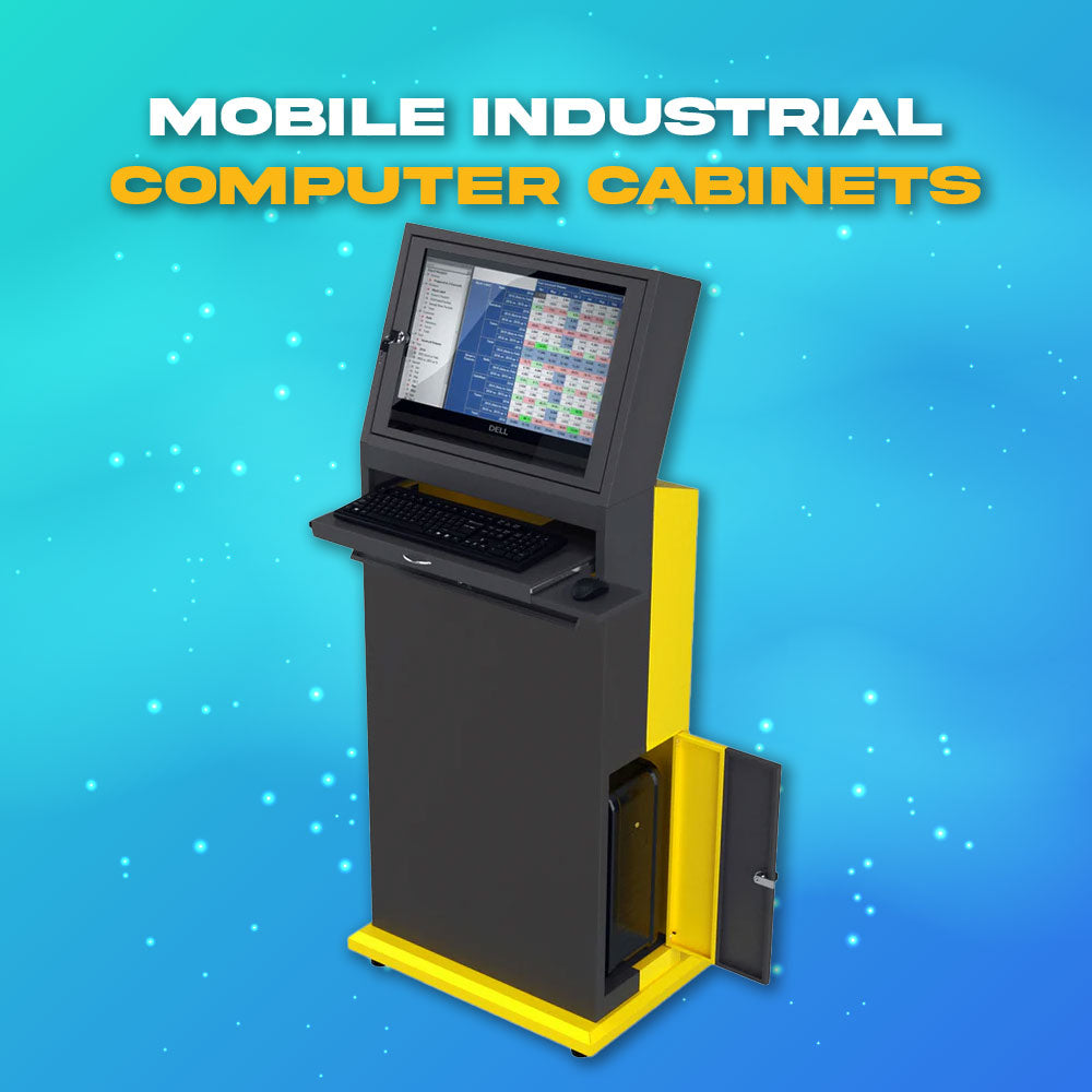 Mobile Industrial Computer Cabinets – Durable & Secure
