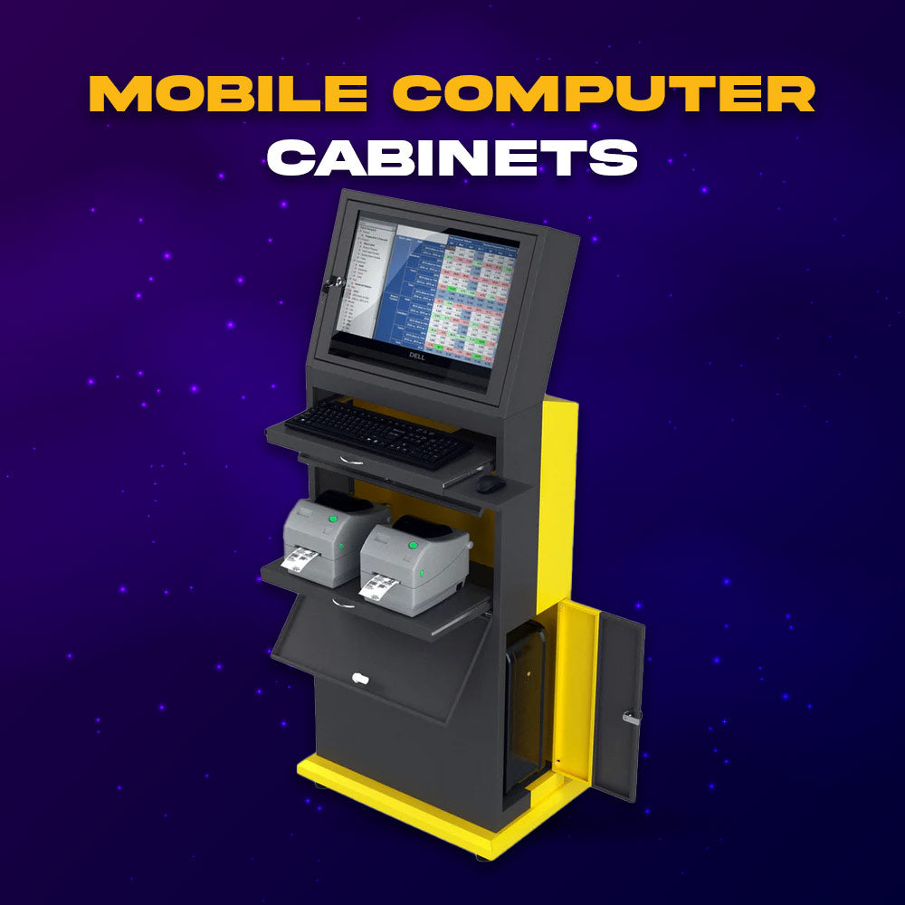 Mobile Computer Cabinet Industrial PC Cabinet Metal Computer Cabinet