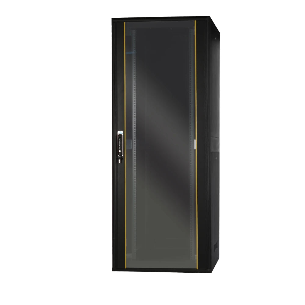 42U Floor Standing Server Rack Cabinet - Lock & Glass