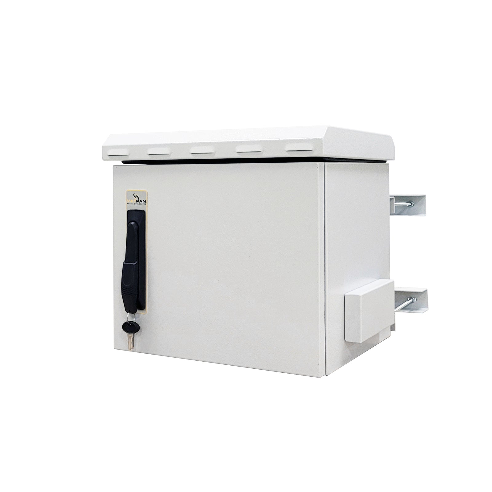 5U Weatherproof Outdoor Enclosure Cabinet for Security Cameras ...