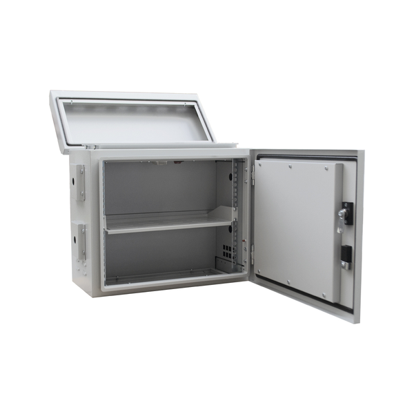 7U250 Weatherproof Cabinet for Security Camera Systems
