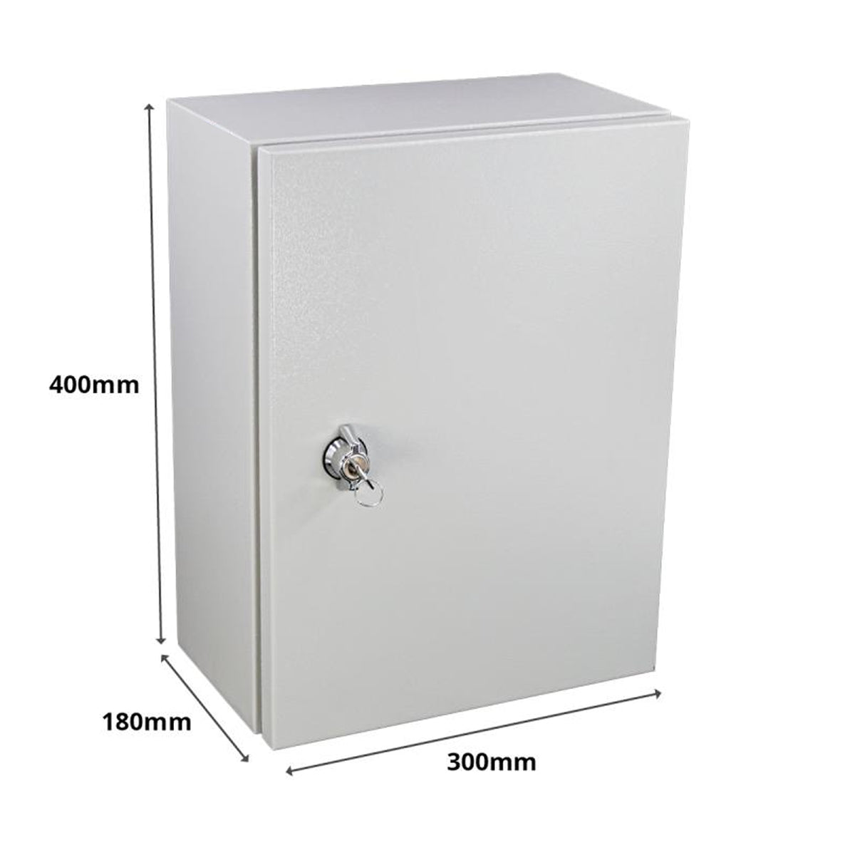 IP65 Weatherproof Metal Electrical Box - Wall-Mounted